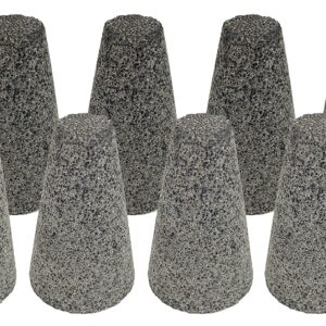 Weiler 68317 TIGER AO TYPE 17 Flat Tip Portable Grinding Cone, A24-R, 2" X 3" X 5/8-11, (Pack of 12)