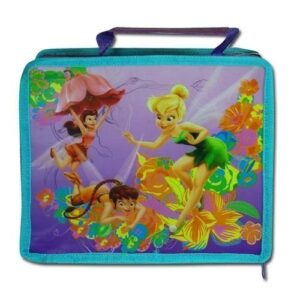 disney rectangle non-woven lunch bag w/handle & zipper (tinkerbell)