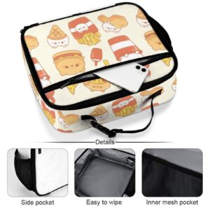 Muishi Fast Food Reusable Lunch Box Insulated Lunch Bag Cooler Bag Lunchbox Meal Food Container Tote Bag for Women Kids Girls Boy School Camping Hiking Picnic Beach Travel