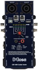 hosa cbt500 audio cable tester