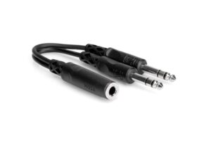 hosa ypp-308 1/4" trsf to dual 1/4" trs y cable