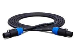 hosa skt pro 14 gauge speaker cables rean speakon - (30 feet) (black)