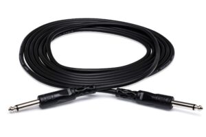 hosa cpp-110 1/4" ts to 1/4" ts unbalanced interconnect cable, 10 feet