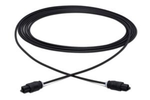 hosa opt-103 toslink to toslink fiber optic cable, 3 feet