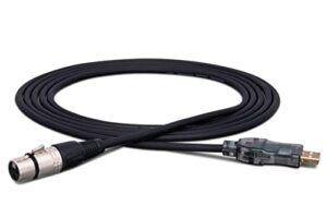 hosa uxa-110 xlr3f type a tracklink usb interface, 10 feet (uxa110)