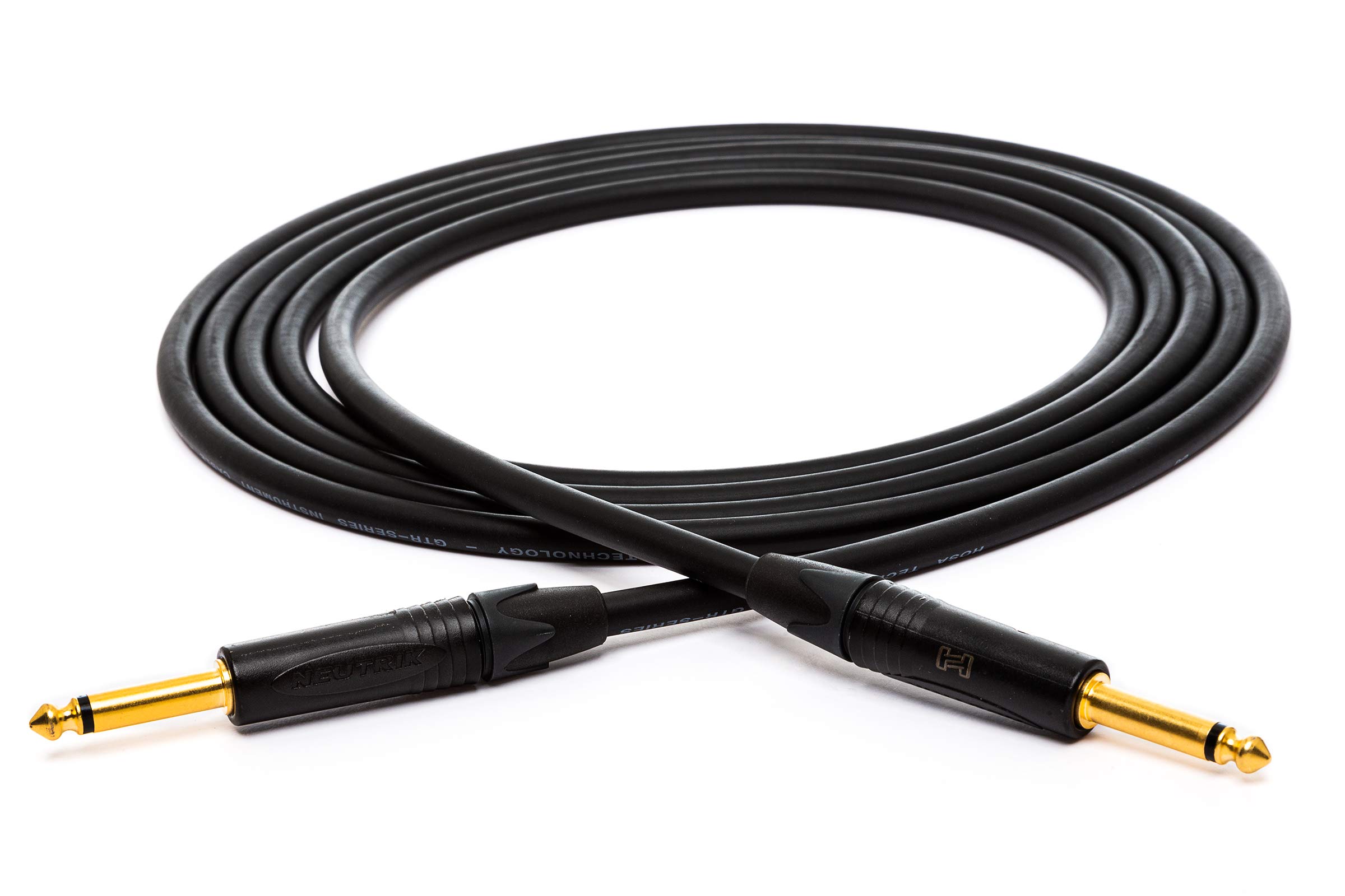 Hosa CGK-005 Neutrik Straight to Same Edge Guitar Cable, 5 feet