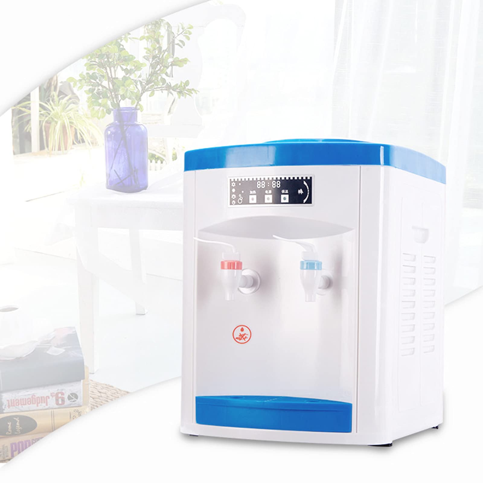 Xuthusman 5 Gallon Top Loading Water Cooler Dispenser Cold/Hot Water Dispenser Home Office Drinking Machine 110V (White)