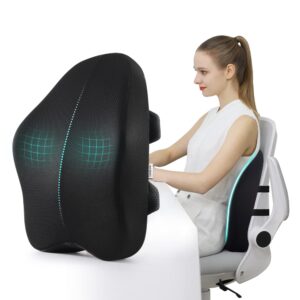 lumbar support pillow for office chair back support pillow for chair car seat back support ergonomic back chair pillow desk chair back cushion for back pain back rest pillow lumbar back support