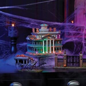 Department 56 Snow Village Halloween Disneyland Haunted Mansion Lit Building, 9.1 Inch, Multicolor