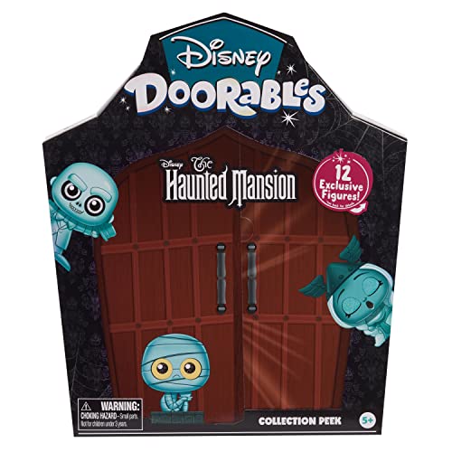 Disney Doorables The Haunted Mansion Collection Peek, Includes 12 Exclusive Mini Collectible Figures, Styles May Vary, Kids Toys for Ages 5 Up, Amazon Exclusive by Just Play