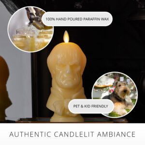 Luminara Disney's The Haunted Mansion Flameless LED Candle Male Staring Statue Figural