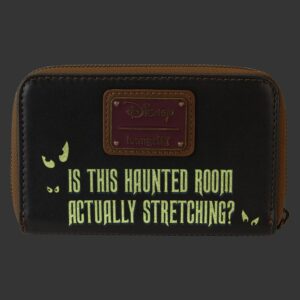 Loungefly Disney Haunted Mansion Stretching Room Portraits Faux Leather Zip-Around Wallet