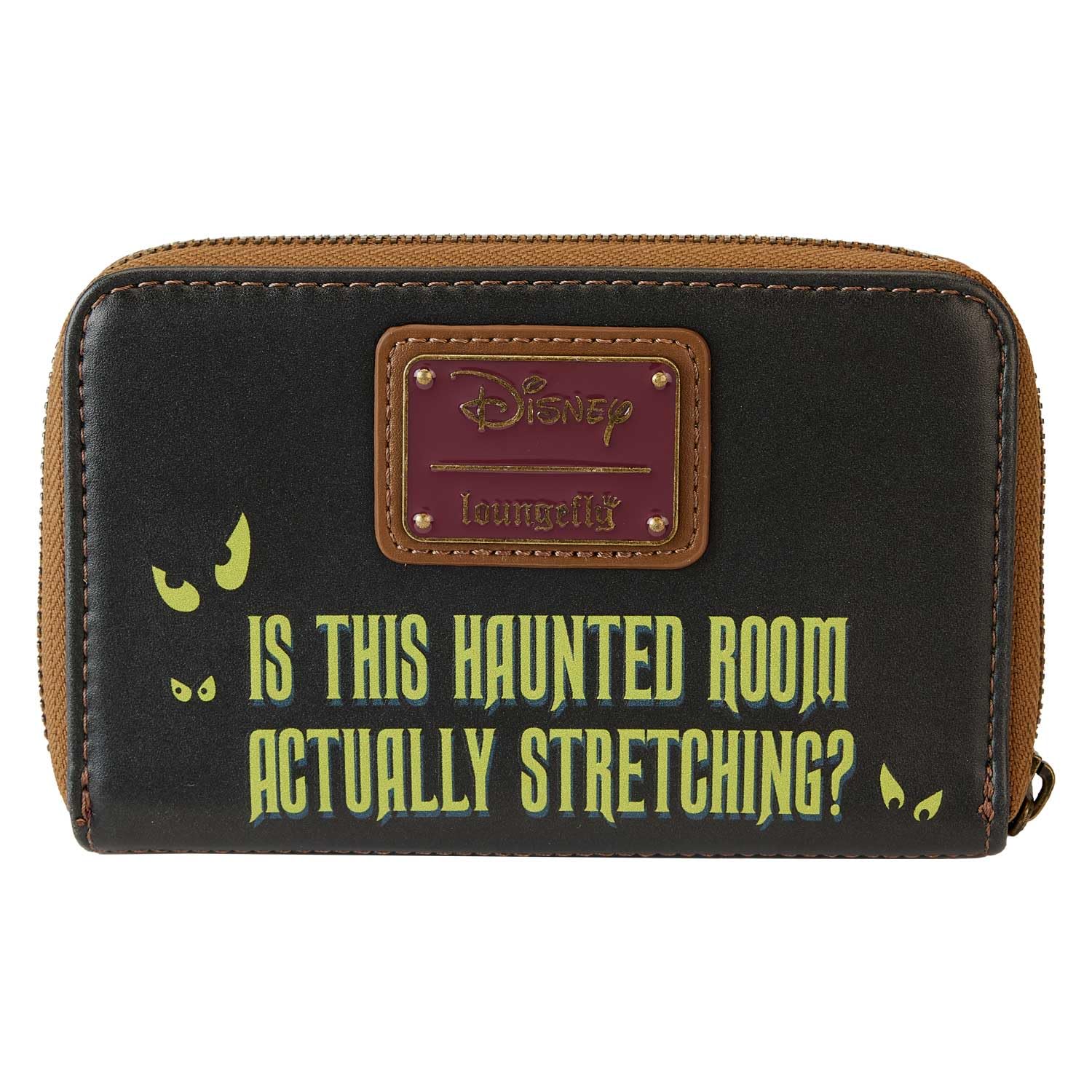 Loungefly Disney Haunted Mansion Stretching Room Portraits Faux Leather Zip-Around Wallet