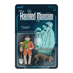 super7 disney haunted mansion caretaker - 3.75" disney action figure with accessories classic disney collectibles and retro toys