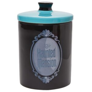 enesco disney ceramics the haunted mansion canister cookie jar, 7.5 inch, multicolor