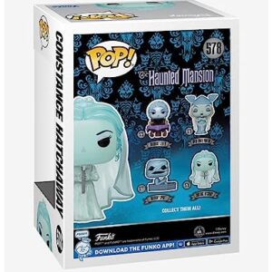 Funko Haunted Mansion POP Disney Constance Hatchaway Exclusive Vinyl Figure #578 [Glow-in-the-Dark], Blue