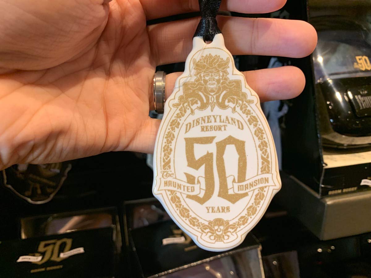 2019 Disney Parks Disneyland Haunted Mansion 50th Madame Leota Disc Ornament