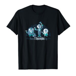 The Haunted Mansion Three Thumbs Up Hitchhiking Ghosts T-Shirt