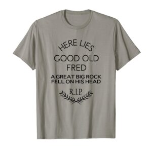 The Haunted Mansion Here Lies Good Old Fred Epitaph T-Shirt