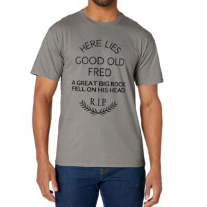 The Haunted Mansion Here Lies Good Old Fred Epitaph T-Shirt