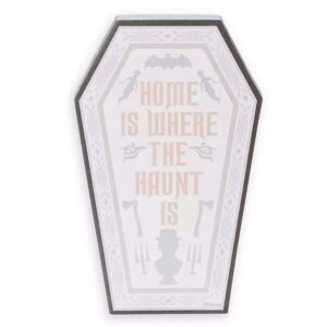 disney haunted mansion "home is where the haunt is" magnetic notepad