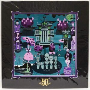 print disney haunted mansion 50th fine art 1313 grim harbor