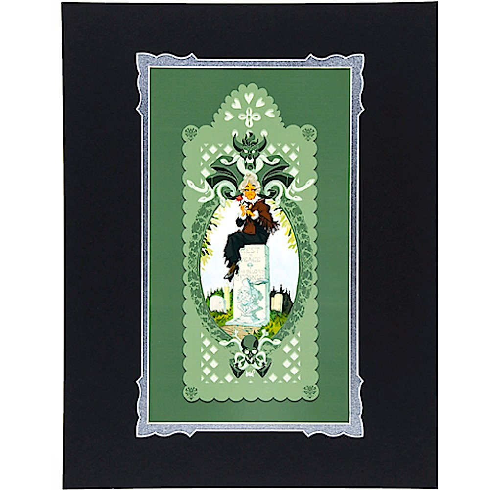 Disney Haunted Mansion Print - Papel Picado Rest In Peace By Francisco Herrera Wonderground Gallery