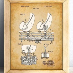 Disney Haunted Mansion Doombuggy Omnimover Patent - Great Home and Kids Room Decor, Amusement Ride Bedroom Display, Classic Gift for Children and Disney Fans,11x14 Unframed Patent Print Poster