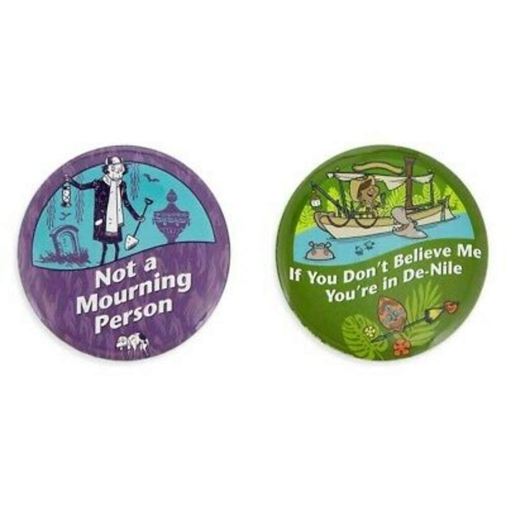 Disney Parks Haunted Mansion & Jungle Cruise Button Set