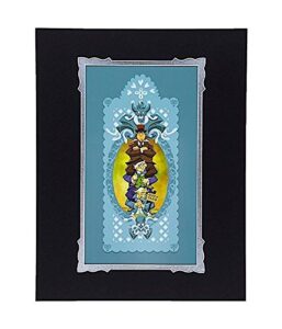 disney haunted mansion print - papel picado totem by francisco herrera wonderground gallery