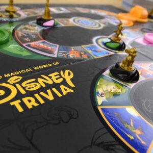 The Magical World of Disney Trivia Game, Family Board Games for Kids and Adults, Disney Gifts, Disney Merchandise, Disney Toys, Games for Family Game Night, Disney Board Games Ages 6, 7, 8, and Up