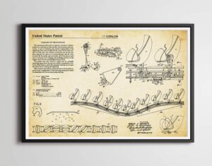 vintage omnimover (haunted mansion & spaceship earth) patent art poster! (up to 24" x 36") - disneyland - disney - epcot - theme parks