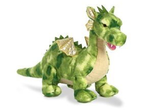 aurora® ferocious dinos & dragons vollenth the green™ stuffed animal - prehistoric fun - cuddly companions - green 18 inches