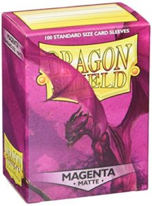 arcane tinmen dragon shield matte sleeves - magenta(100 ct)