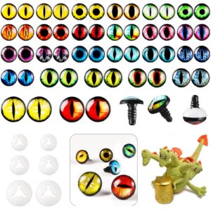 mucunnia 50pcs 16mm safety eyes for amigurumi with washer dragon safety eyes crochet doll cat safety eyes for stuffed animals eyes for clay halloween decorationstoy craft crochet toy