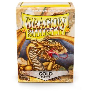 dragon shield - matte gold 100