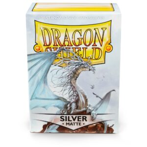 dragon shield - matte silver 100