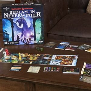 Hasbro Gaming Dungeons & Dragons: Bedlam in Neverwinter Board Game, Escape Room, Cooperative Strategy Games for Ages 12+, 2-6 Players, 3 Acts Approx. 90 Mins Each