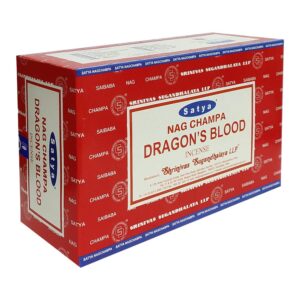 Dragon's Blood Incense Sticks and Incense Stick Holder Bundle Insence Insense Satya Incense