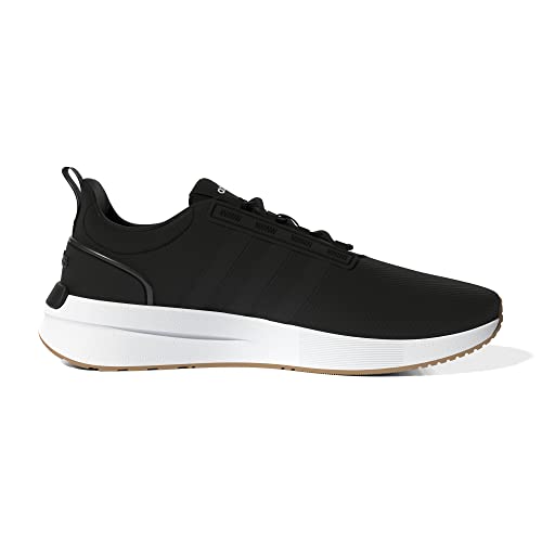 adidas Men's Racer TR21 Running Shoe, Black/Black/Gum, 10