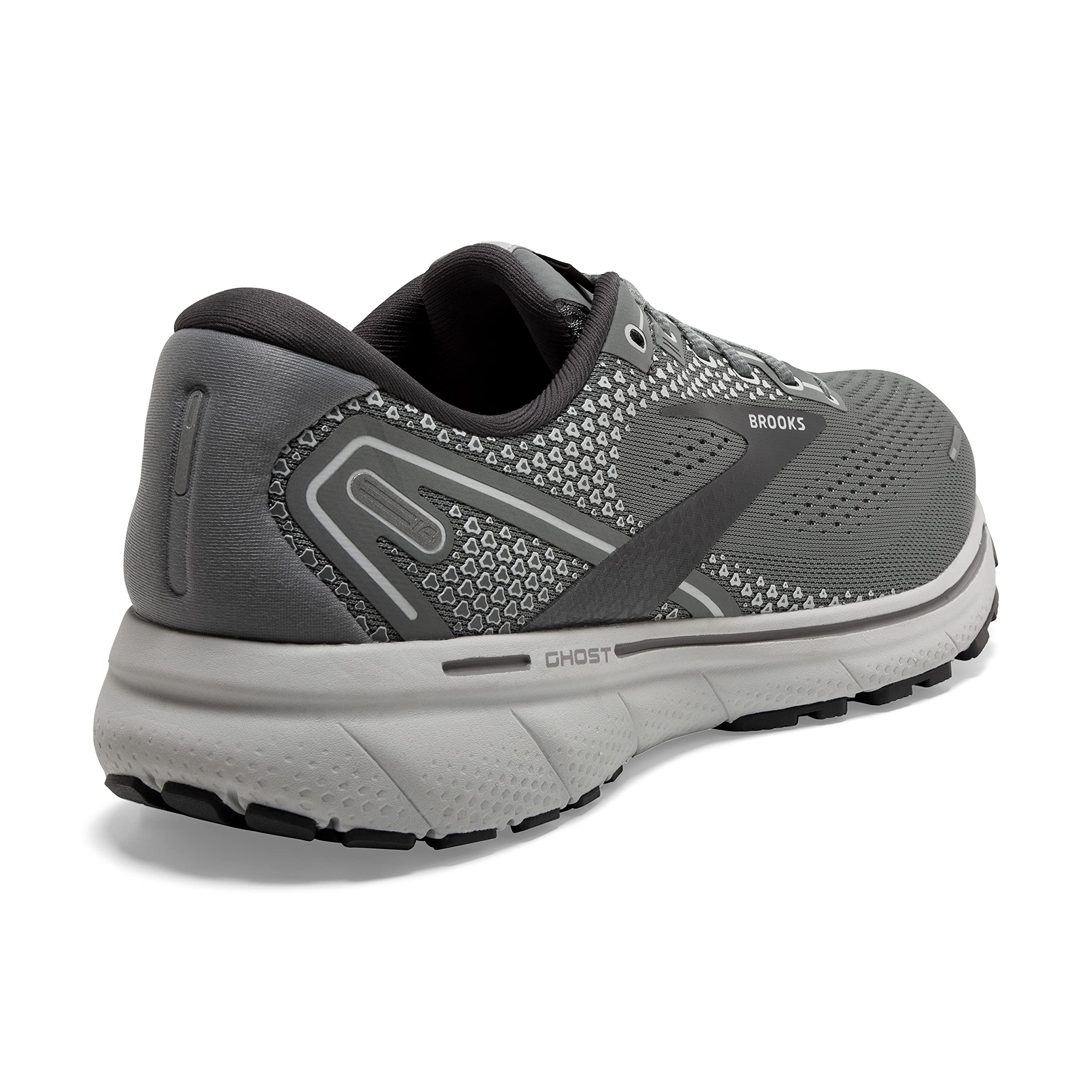 Brooks Men's Ghost 14 Neutral Running Shoe - Grey/Alloy/Oyster - 10.5 Medium