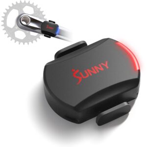 sunny health & fitness exercise cycling 2-in-1 cadence/rpm + speed sensor for indoor or outdoor bikes