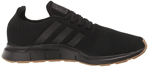 adidas Men's Swift Running Shoe, Black/Black/Gum(2018), 10