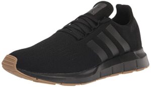 adidas men's swift running shoe, black/black/gum(2018), 10