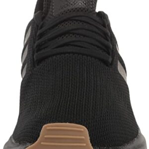 adidas Men's Swift Running Shoe, Black/Black/Gum(2018), 10