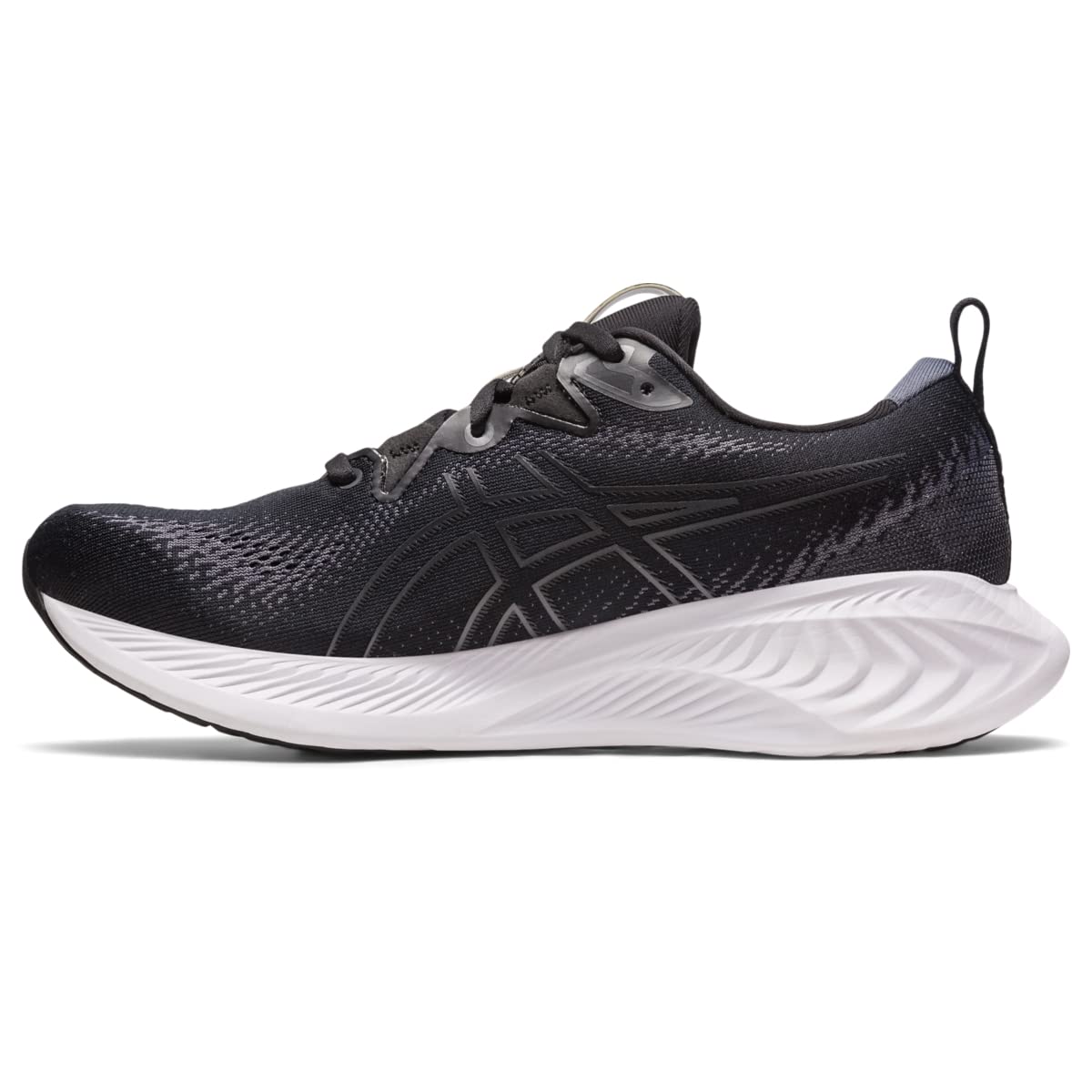 ASICS Men's GEL-CUMULUS 25 Running Shoes, 11.5, BLACK/CARRIER GREY