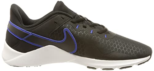 Nike "Legend Essential 2" (CQ9356-403) Men's Training Shoes, Black/Racer Blue, Size: 11