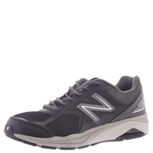 new balance men's 1540 v3 running shoe, black/castlerock, 10.5 xx-wide