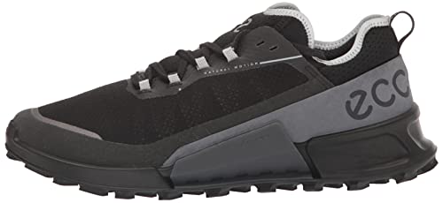 ECCO Men's Biom 2.1 Low Textile Trail Running Shoe, Black/Black/Magnet, 8-8.5