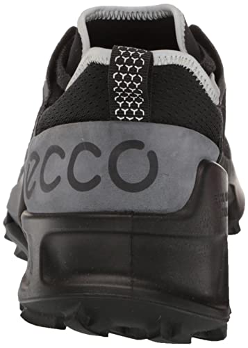 ECCO Men's Biom 2.1 Low Textile Trail Running Shoe, Black/Black/Magnet, 8-8.5